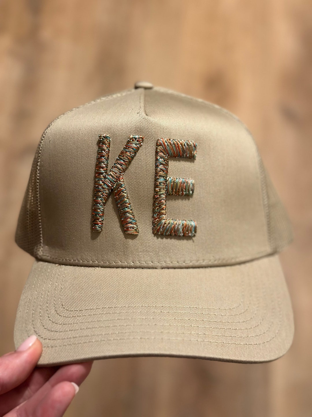 3D Initial Cap - Etsy