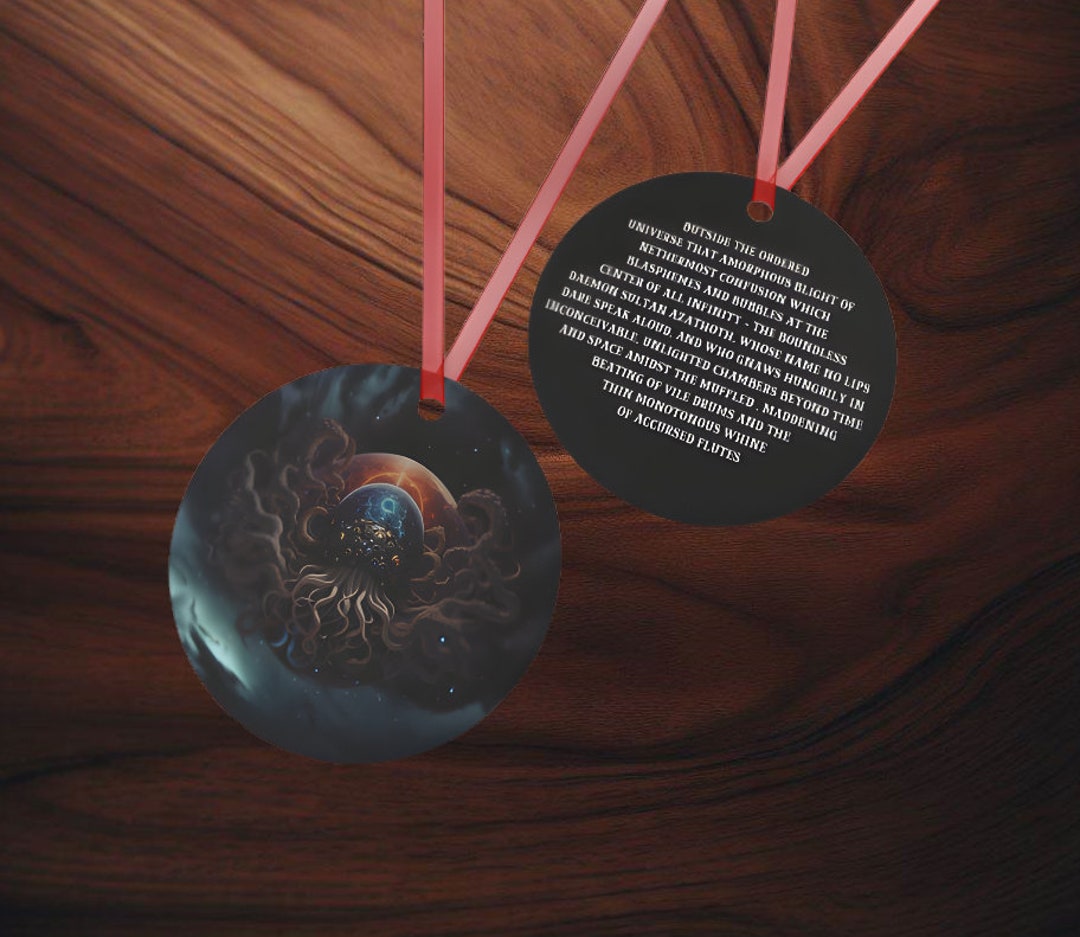 Azathoth HP Lovecraft Mythos Christmas Ornament, Cthulhu Mythos ...