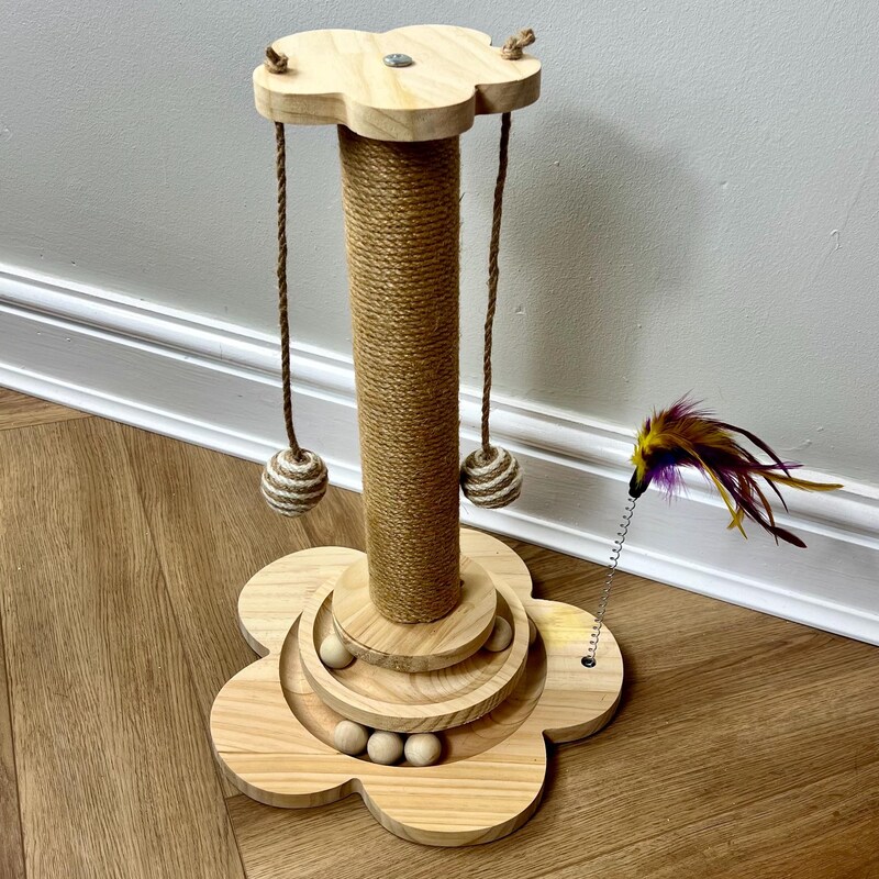 Wooden Cat Toys - Etsy