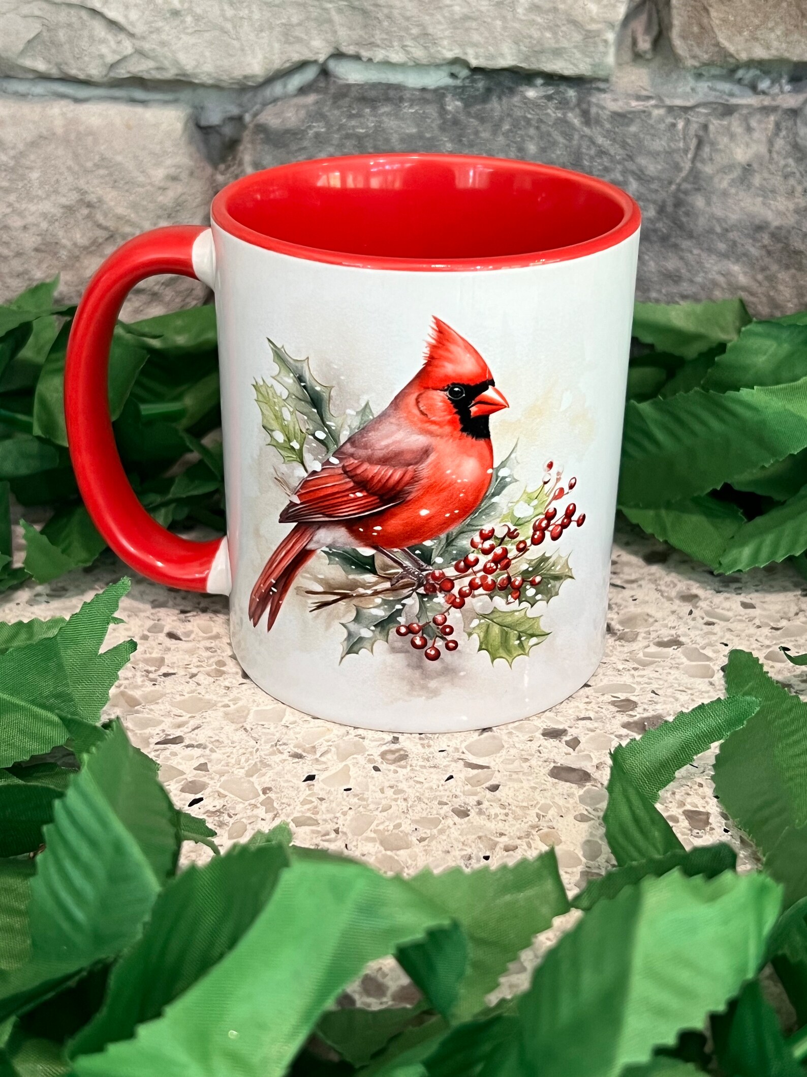 Cardinal Mug Gift for Her Cardinal Lover Mug Ceramic 11oz Cardinal Art ...