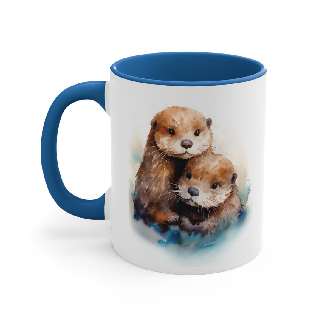 Otter Mug Otter Gift for Her Cute Otter Coffee Mug Adorable Otter ...