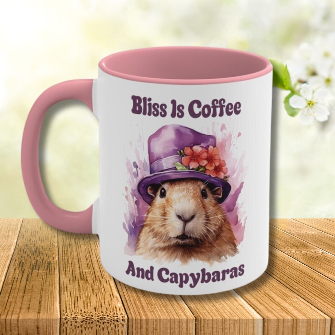 Capybara Mug Capybara Gift for Her Cute Capybara Coffee Mug - Etsy