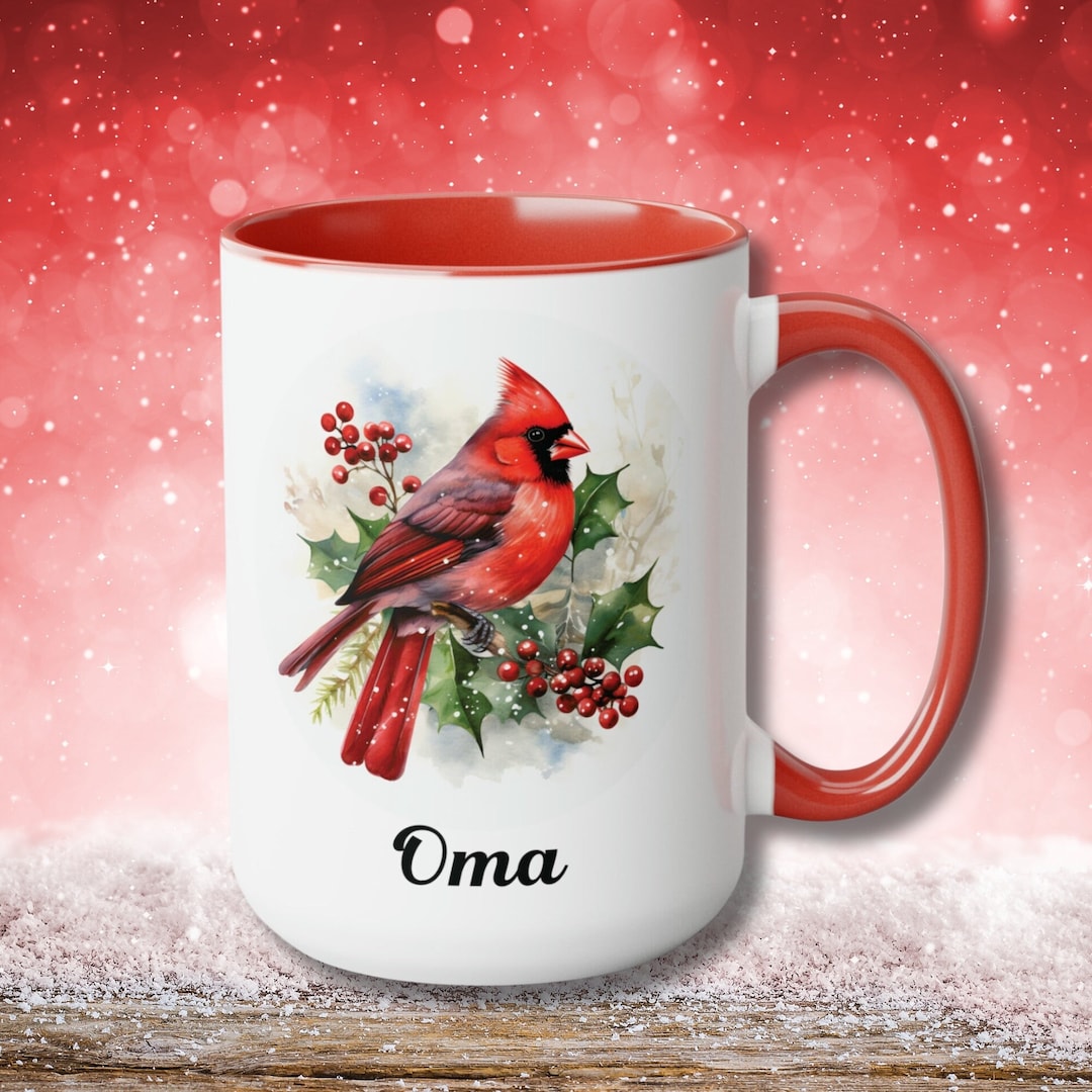 Cardinal Mug Personalized Gift Cardinal Gifts Mug Ceramic 15oz Cardinal ...