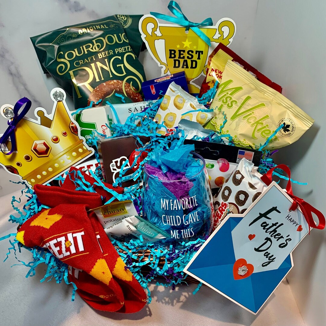 Father's Day Surprise-couch Potato Gift Basket-father's Day Gag Gift ...