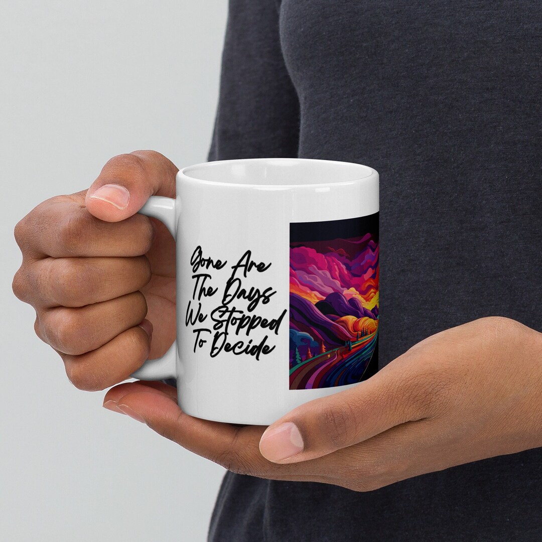 Crazy Fingers Grateful Dead Mug gone Are the Days Lyrics White Ceramic ...