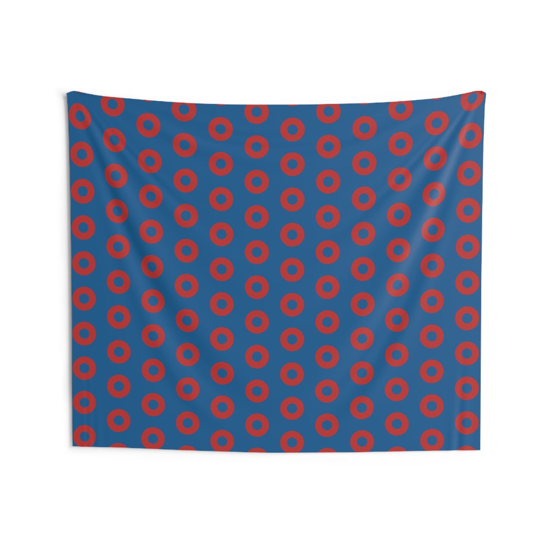 Phish Fishman Donut Pattern Wall Tapestry Add a Jamband Twist to Your ...