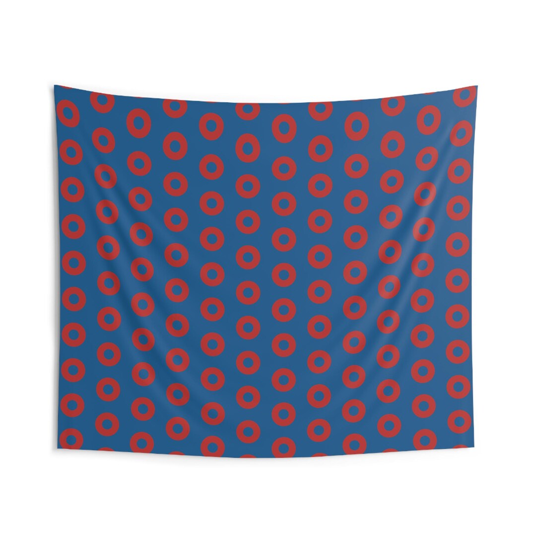 Phish Fishman Donut Pattern Wall Tapestry - Add a Jamband Twist to Your ...