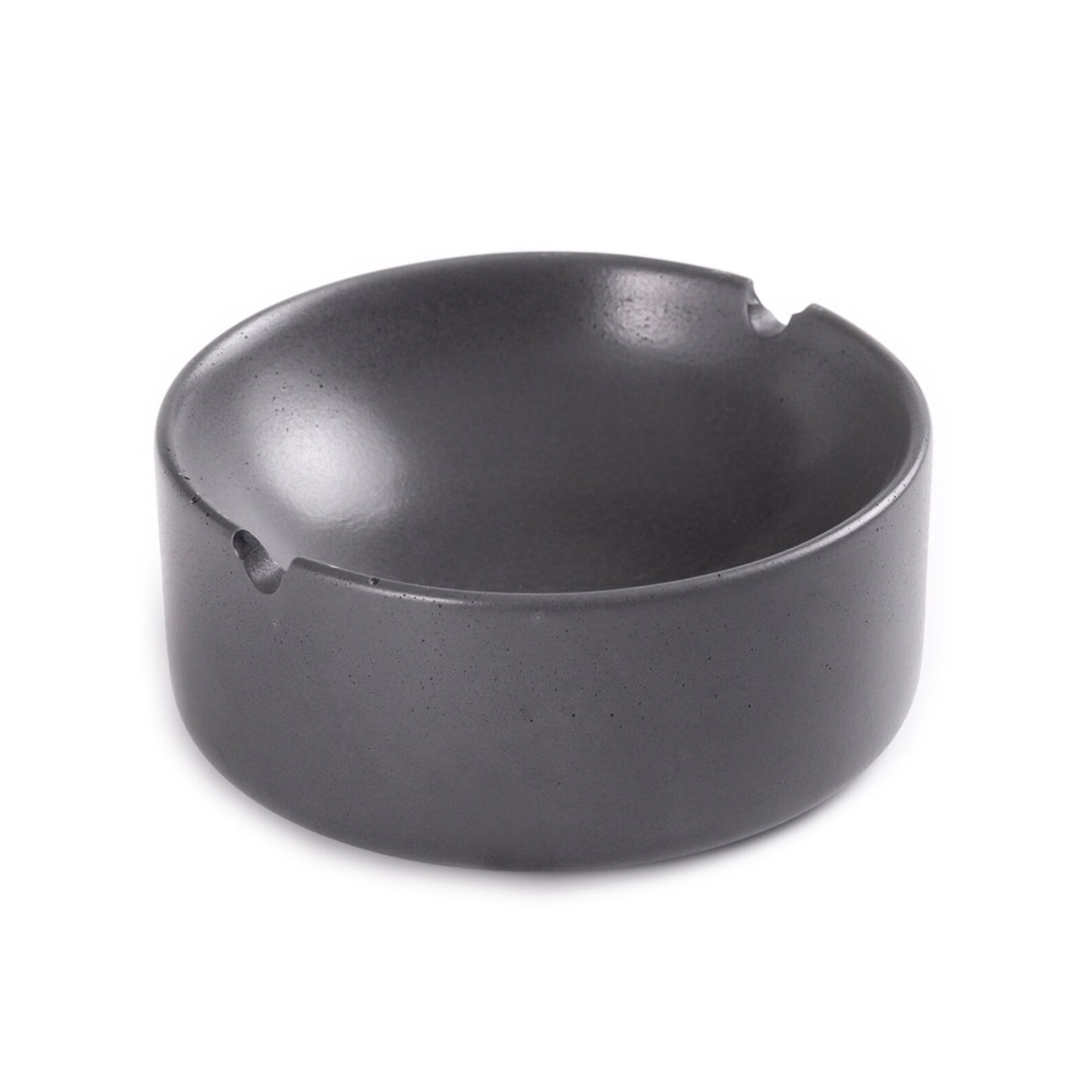 Concrete Round Bowl Ashtray Cement Ashtray unique Outdoor Ashtray for ...