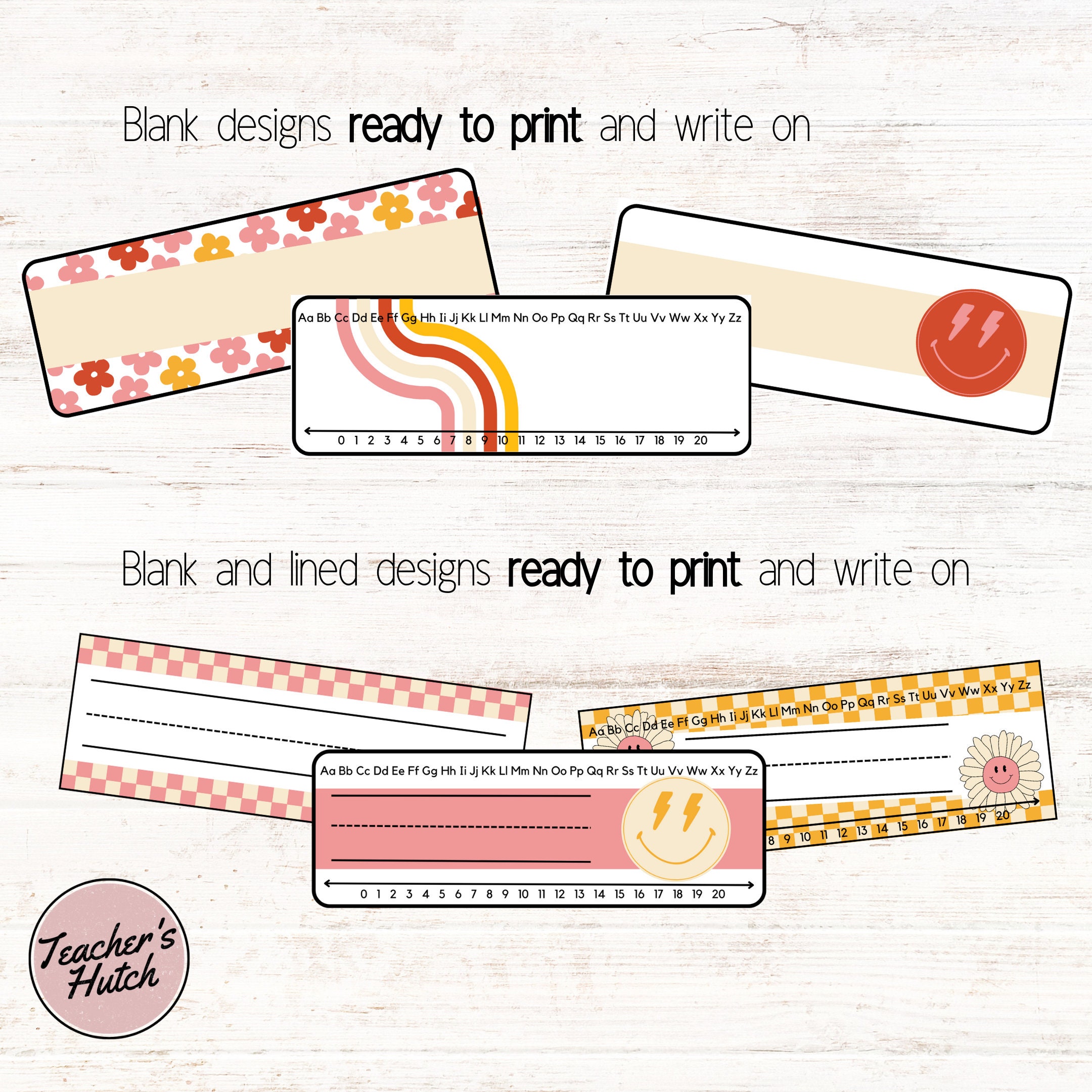 Retro Name Tags Classroom Decor Elementary Classroom Labels - Etsy