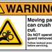 Moving Parts Sign, Danger, Caution, Warning, Hazard, Health & Safety ...