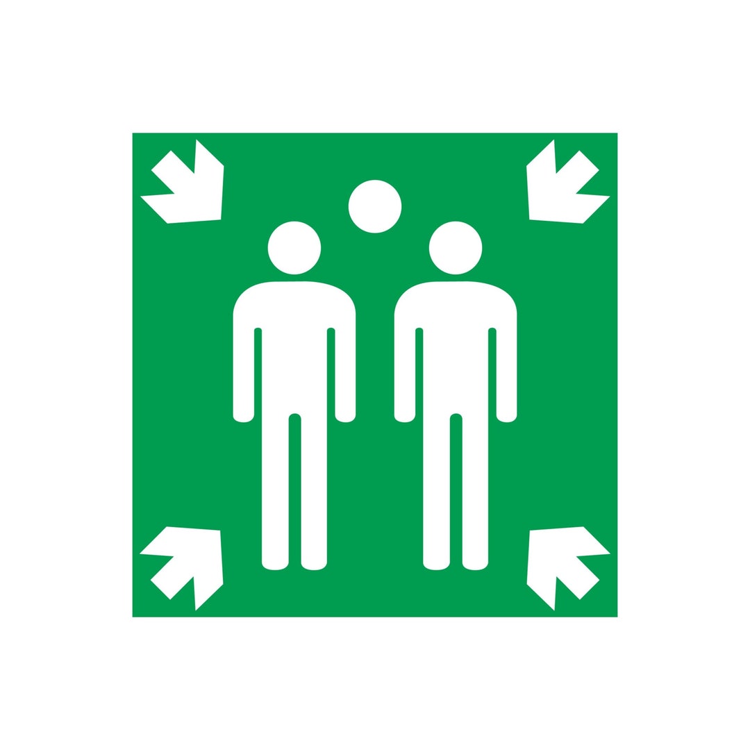 Fire Meeting Point Signs, Danger, Caution, Warning, Hazard, Health ...