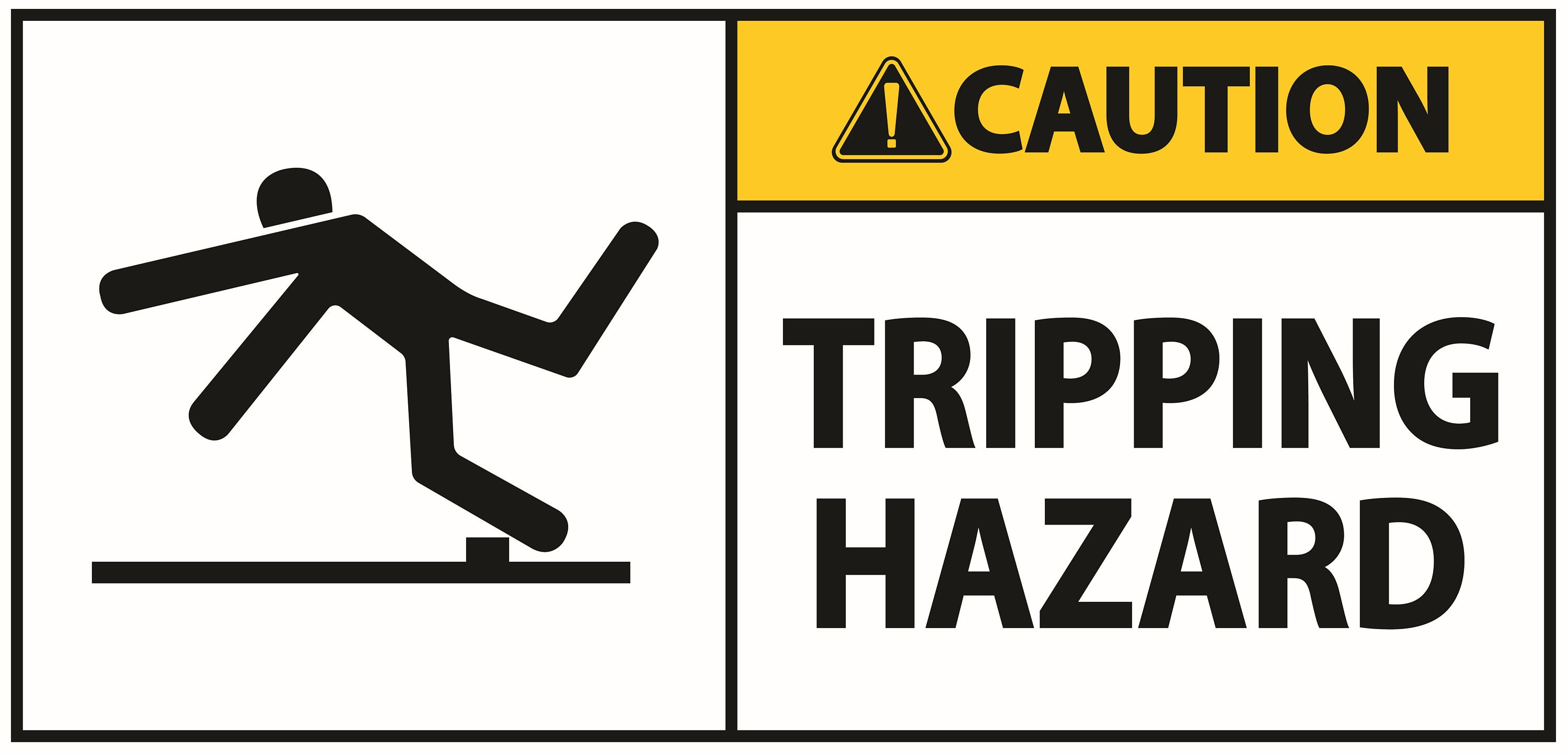 Tripping Hazard Safety Signs Collection Tripping Hazard - Etsy