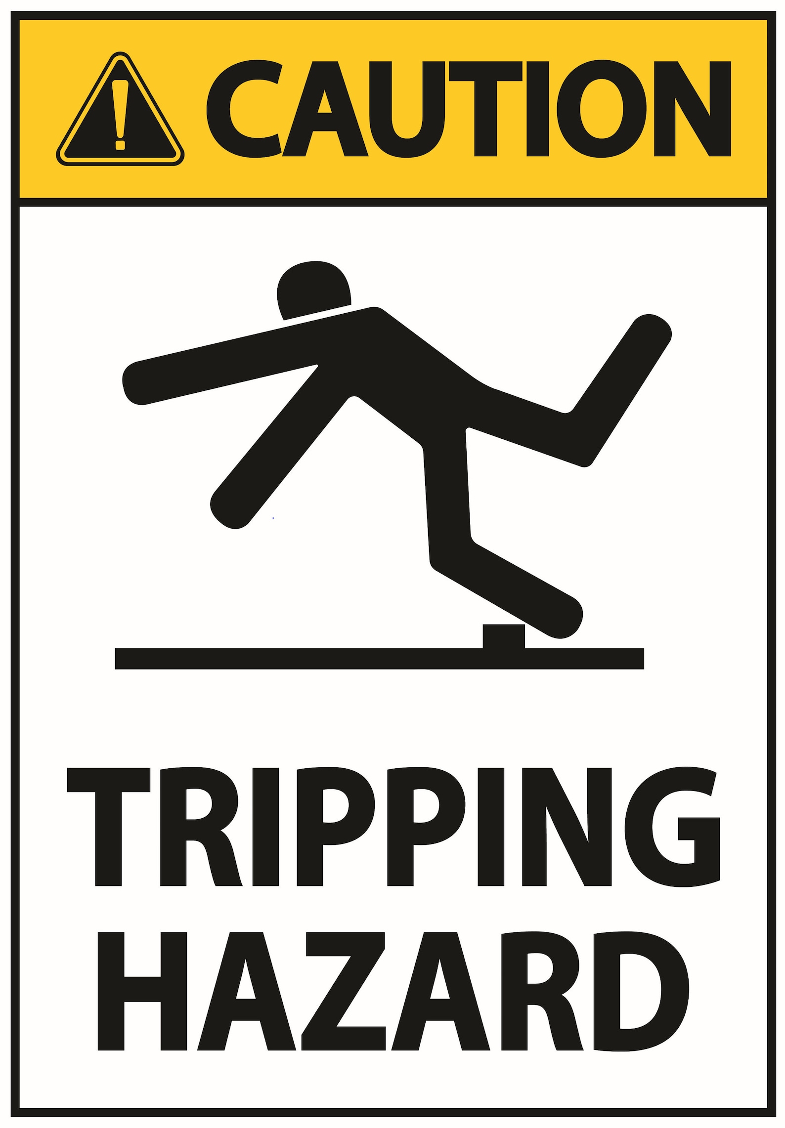 Tripping Hazard Safety Signs Collection Tripping Hazard - Etsy