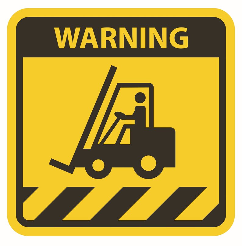Forklift Truck Safety Signs Collection FLT Health & Safety - Etsy