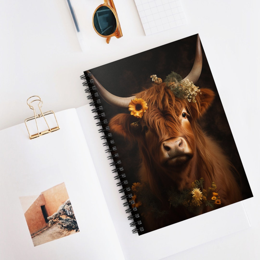 Highland Cow Notebook, Highland Cow Journal, Highland Cow Journal Gift ...