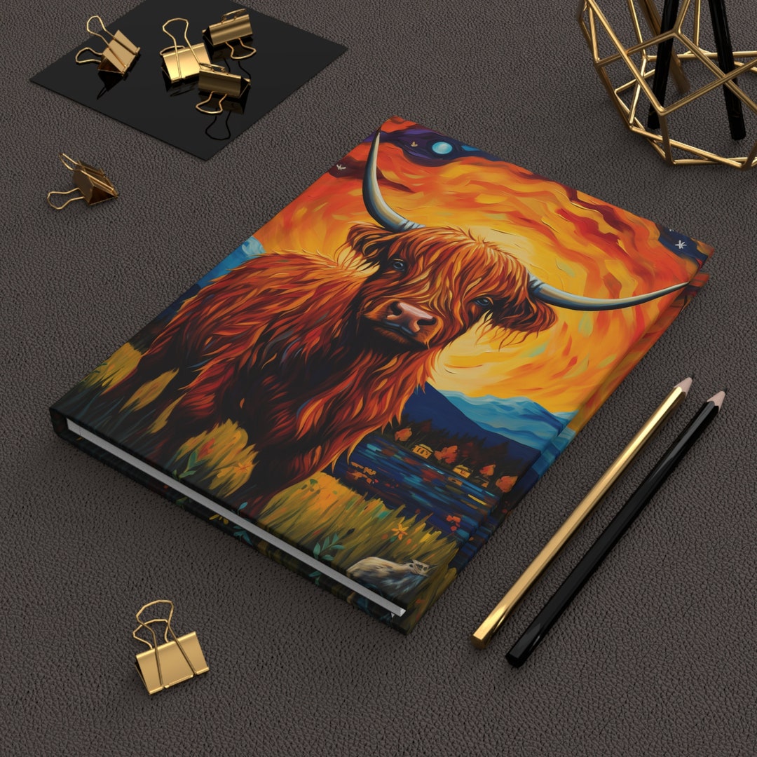 Highland Cow Notebook, Highland Cow Journal, Highland Cow Journal Gift ...