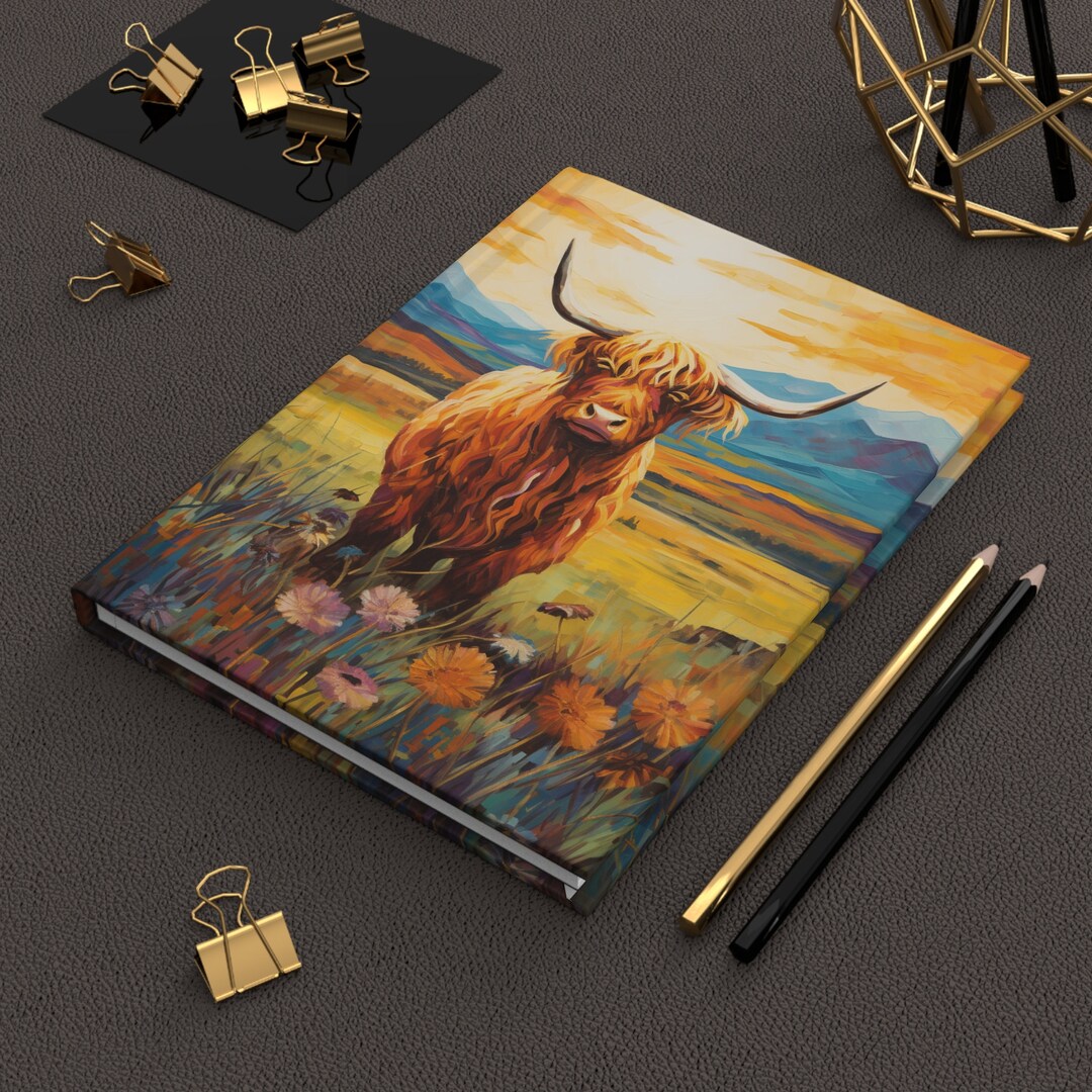 Highland Cow Notebook, Highland Cow Journal, Highland Cow Journal Gift ...