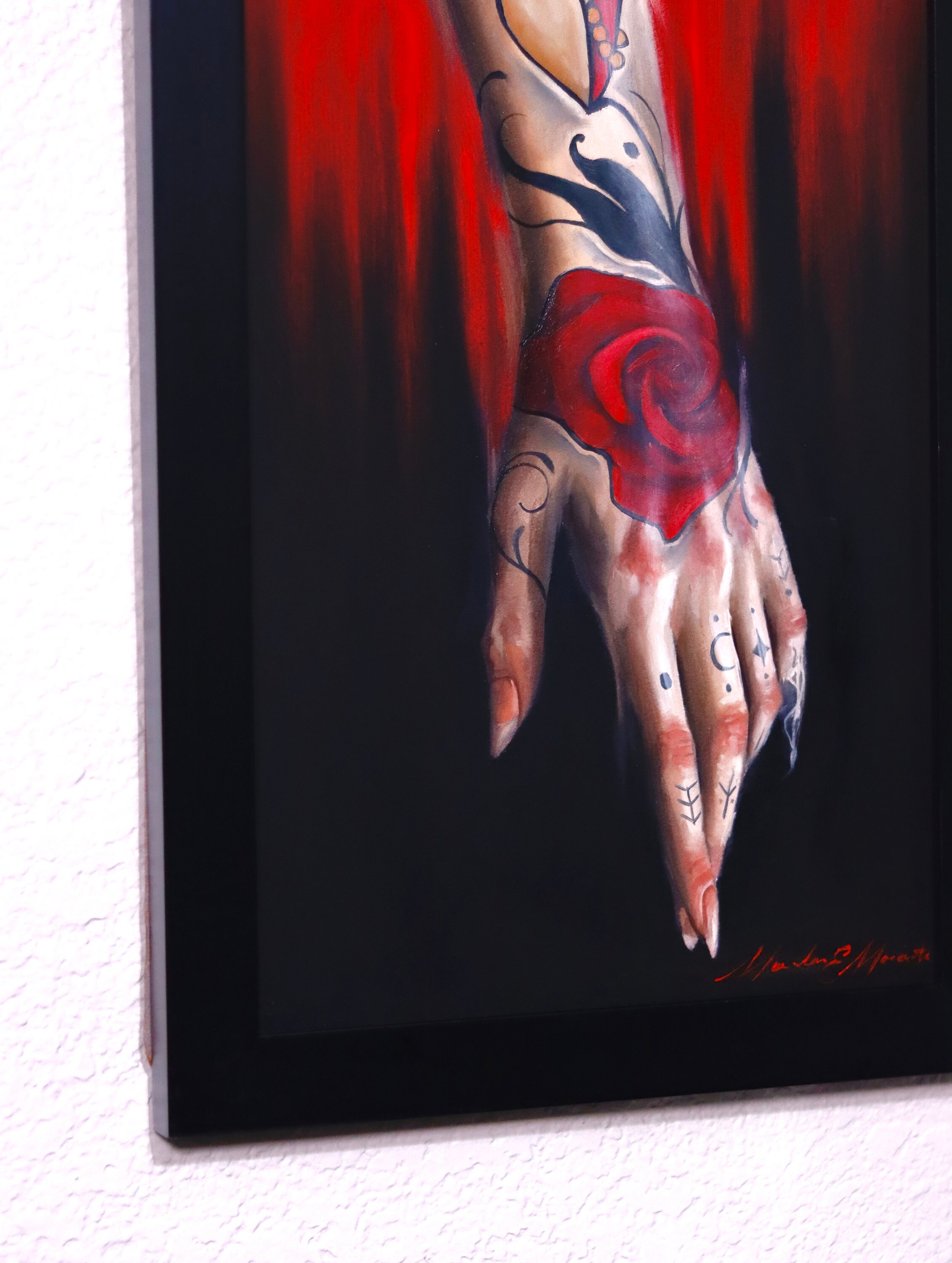 Original Tattoo Arm Painting - Etsy