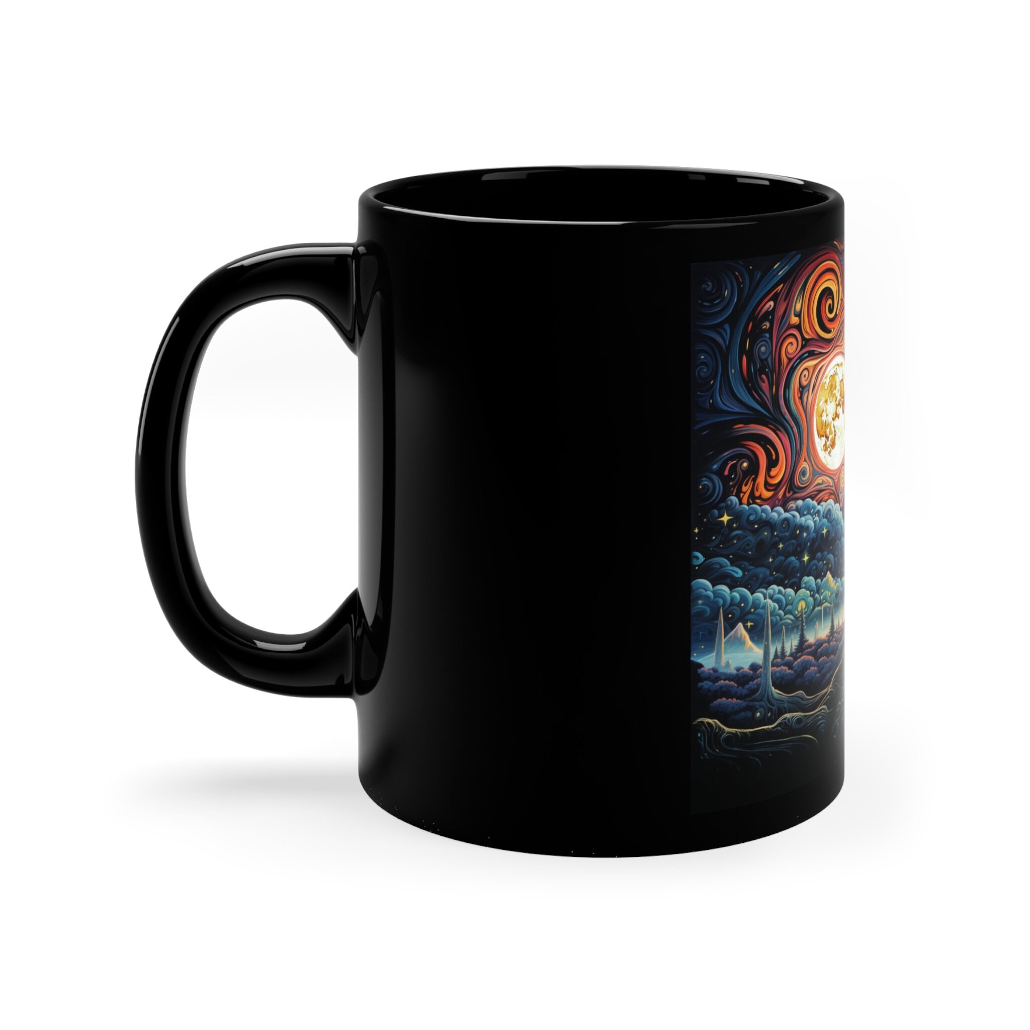 Full Moon Coffee Mug - Etsy