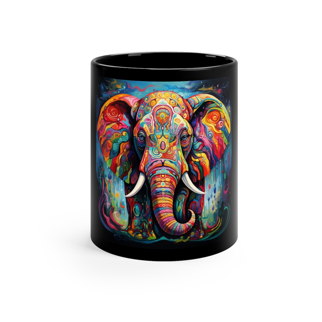 Elephant Coffee Mug - Etsy