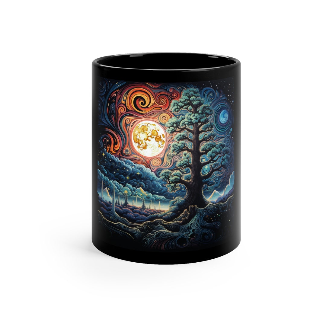 Full Moon Coffee Mug - Etsy