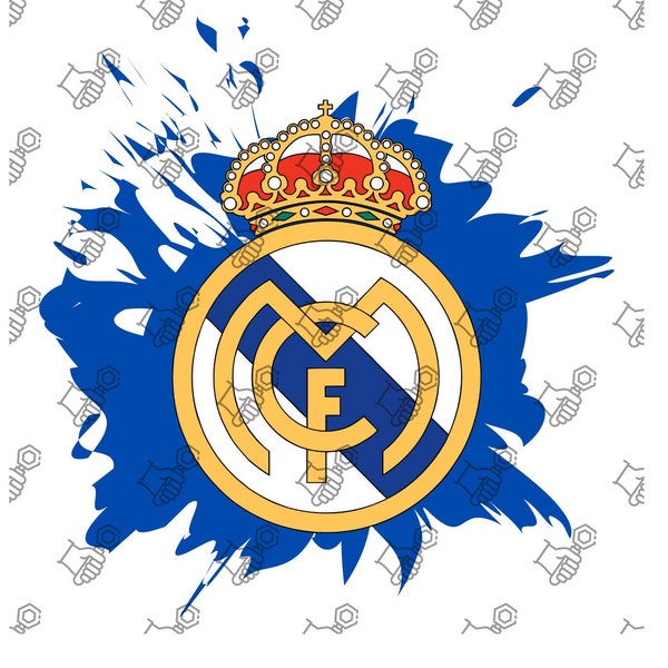 Logo Real Madrid Svg - Etsy