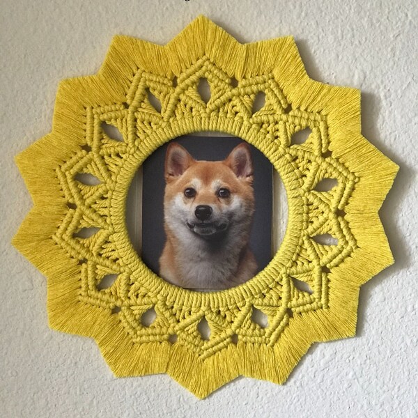 Macrame Frame - Etsy