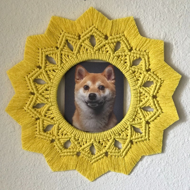 Macrame Frame - Etsy