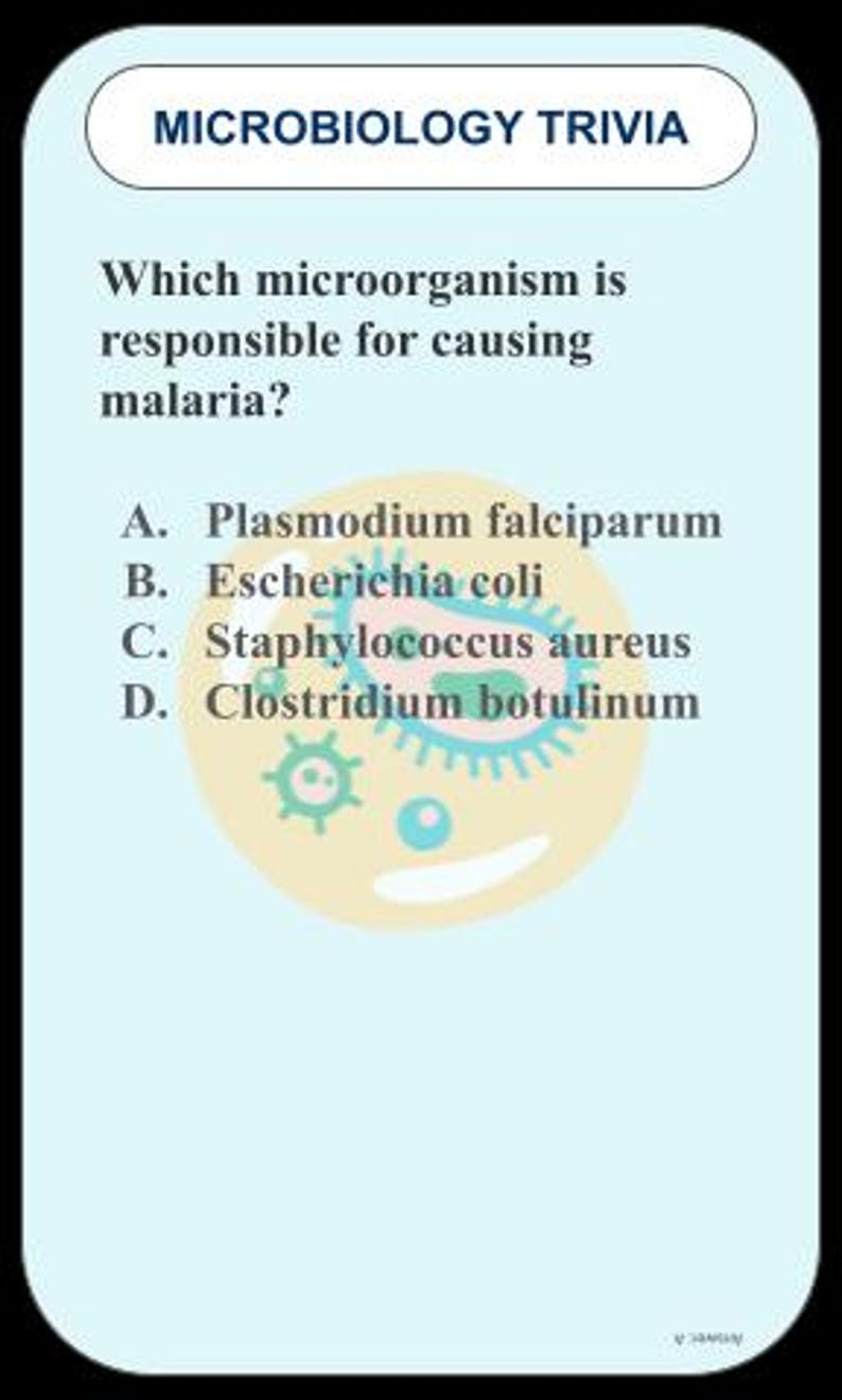 Microbiology Trivia Quiz | Printable Science Flashcards | Educational ...