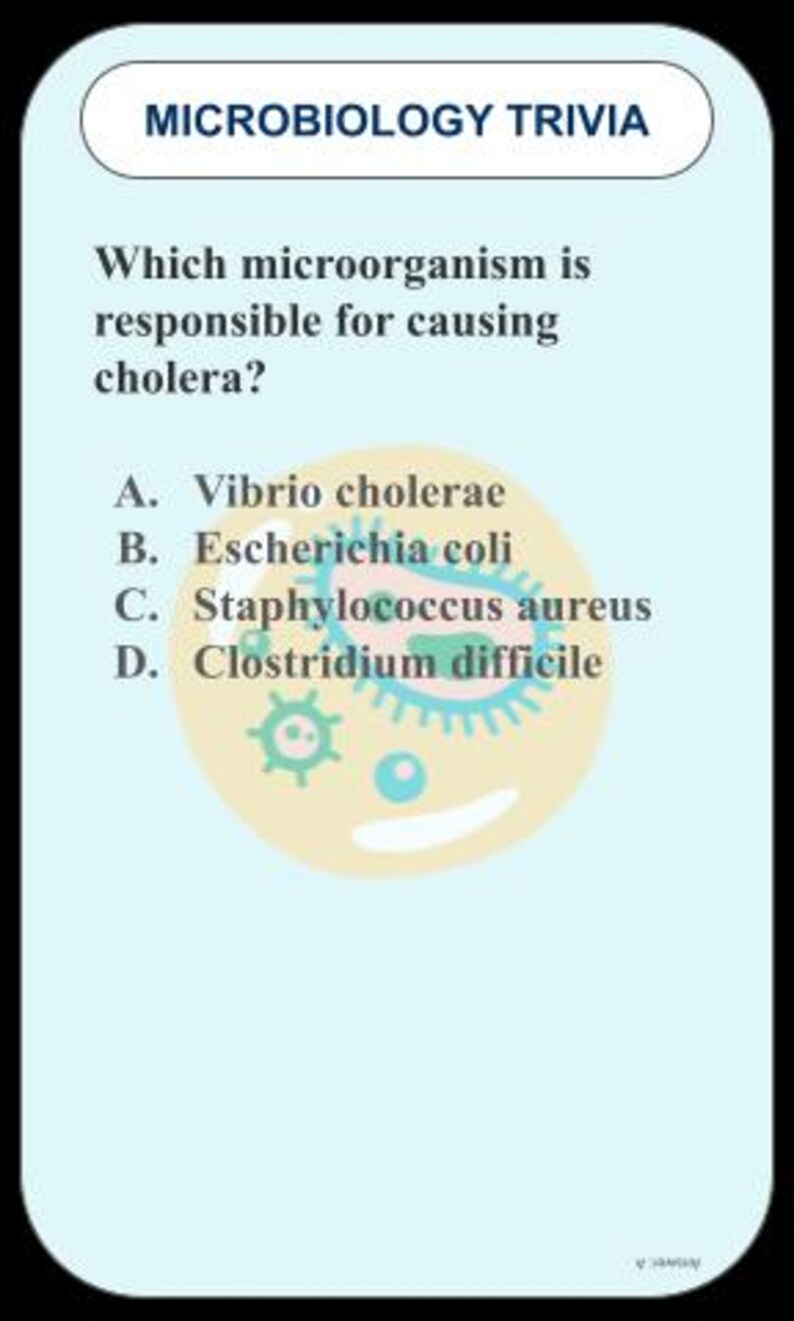 Microbiology Trivia Quiz | Printable Science Flashcards | Educational ...