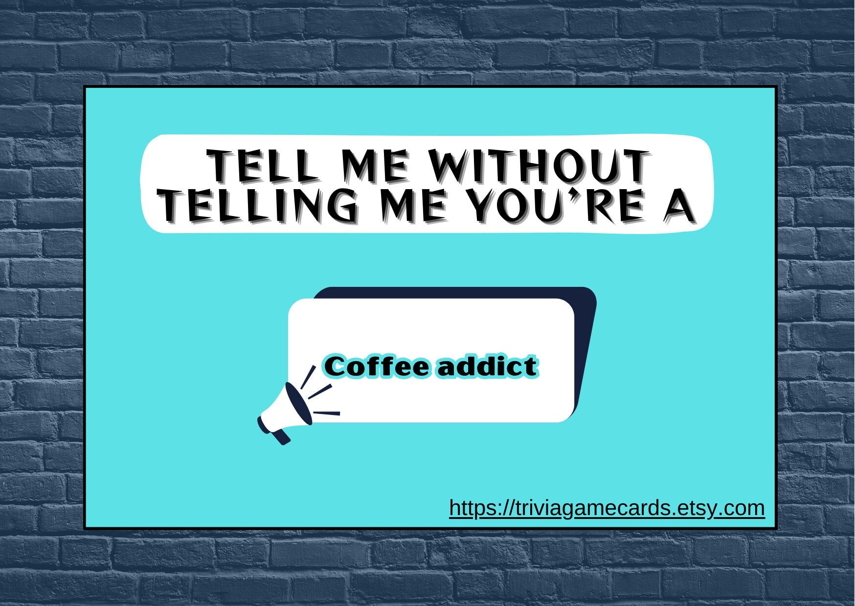 Digital Download - Best Game Night Card Game - "tell Me Without Telling Me" - Etsy