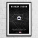 Wembley Stadium Map Poster, Wembley Stadium Map Print, Football Map ...
