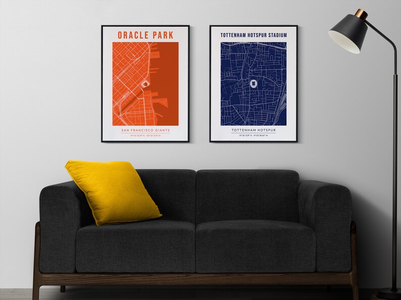 Custom Stadium Map Poster, Custom Stadium Print, Any Stadium Map Poster ...
