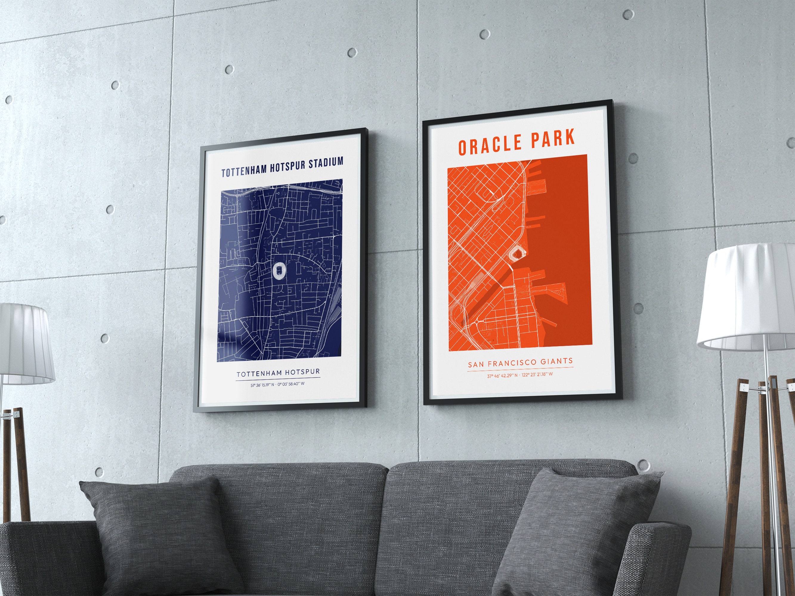 Custom Stadium Map Poster, Custom Stadium Print, Any Stadium Map Poster ...
