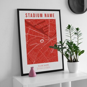 Custom Stadium Map Poster, Custom Stadium Print, Any Stadium Map Poster ...