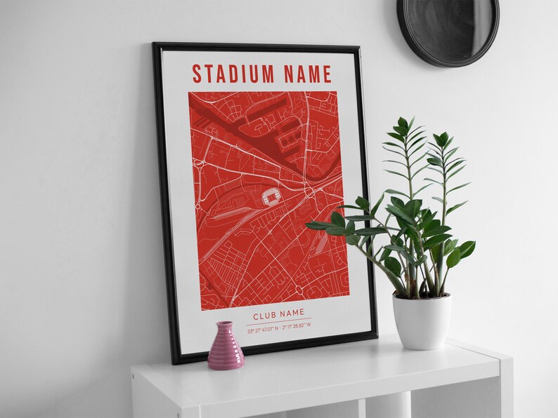 Custom Stadium Map Poster, Custom Stadium Print, Any Stadium Map Poster ...