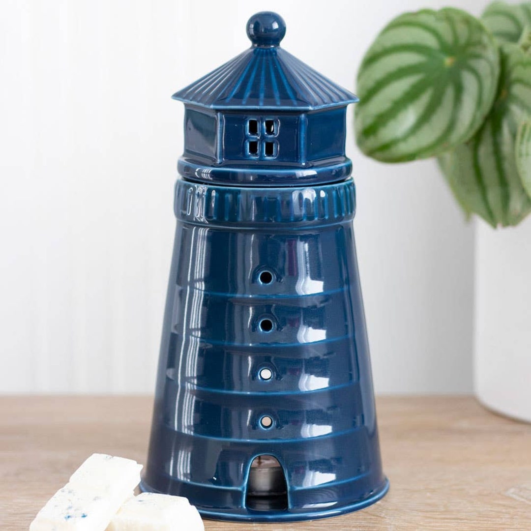 Nautical Blue Lighthouse Oil Burner and Wax Warmer - Etsy