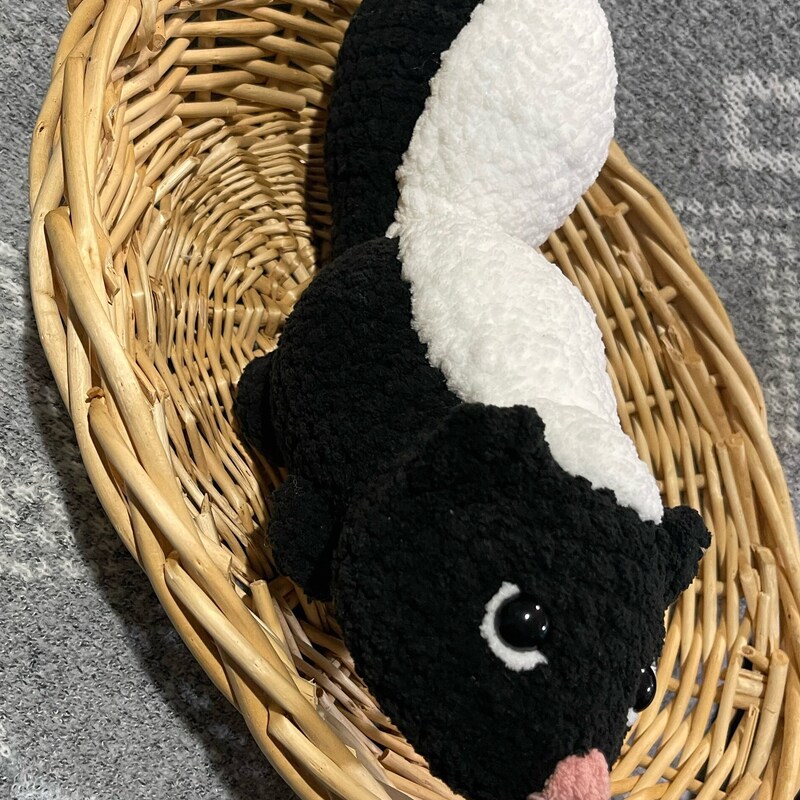 Crochet Skunk - Etsy