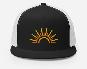 Isla Vista Retro Sun Trucker Cap - Etsy