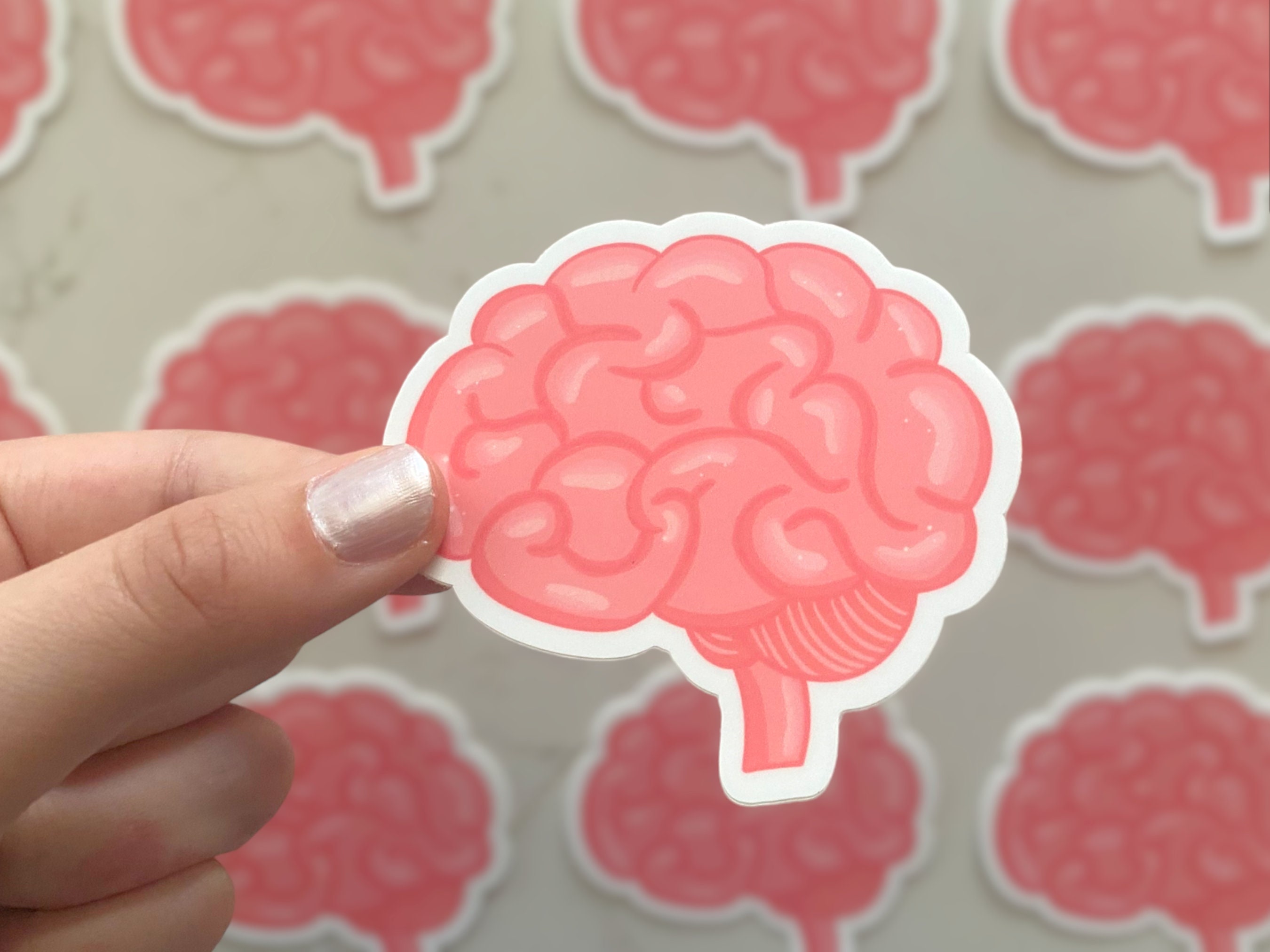 Brain Sticker, Medical Stickers, for Kids, for STEM, for Medicine, for ...