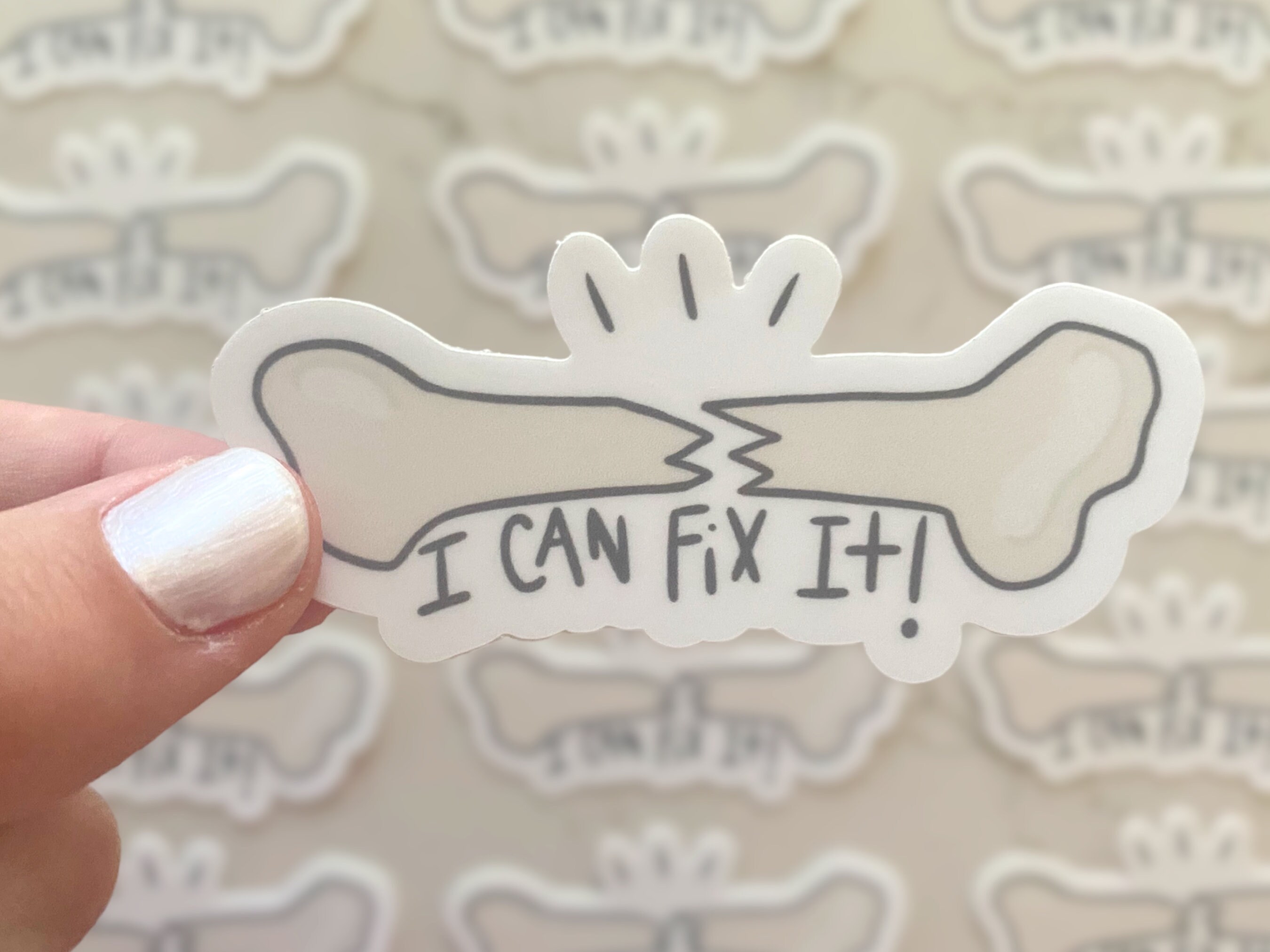 I Can Fix It Sticker, Medical Stickers, for Kids, for STEM, for ...
