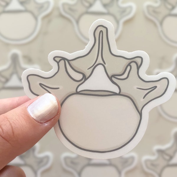 Spine Sticker - Etsy
