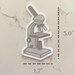 Microscope Sticker, Medical Stickers, for Kids, for STEM, for Medicine ...