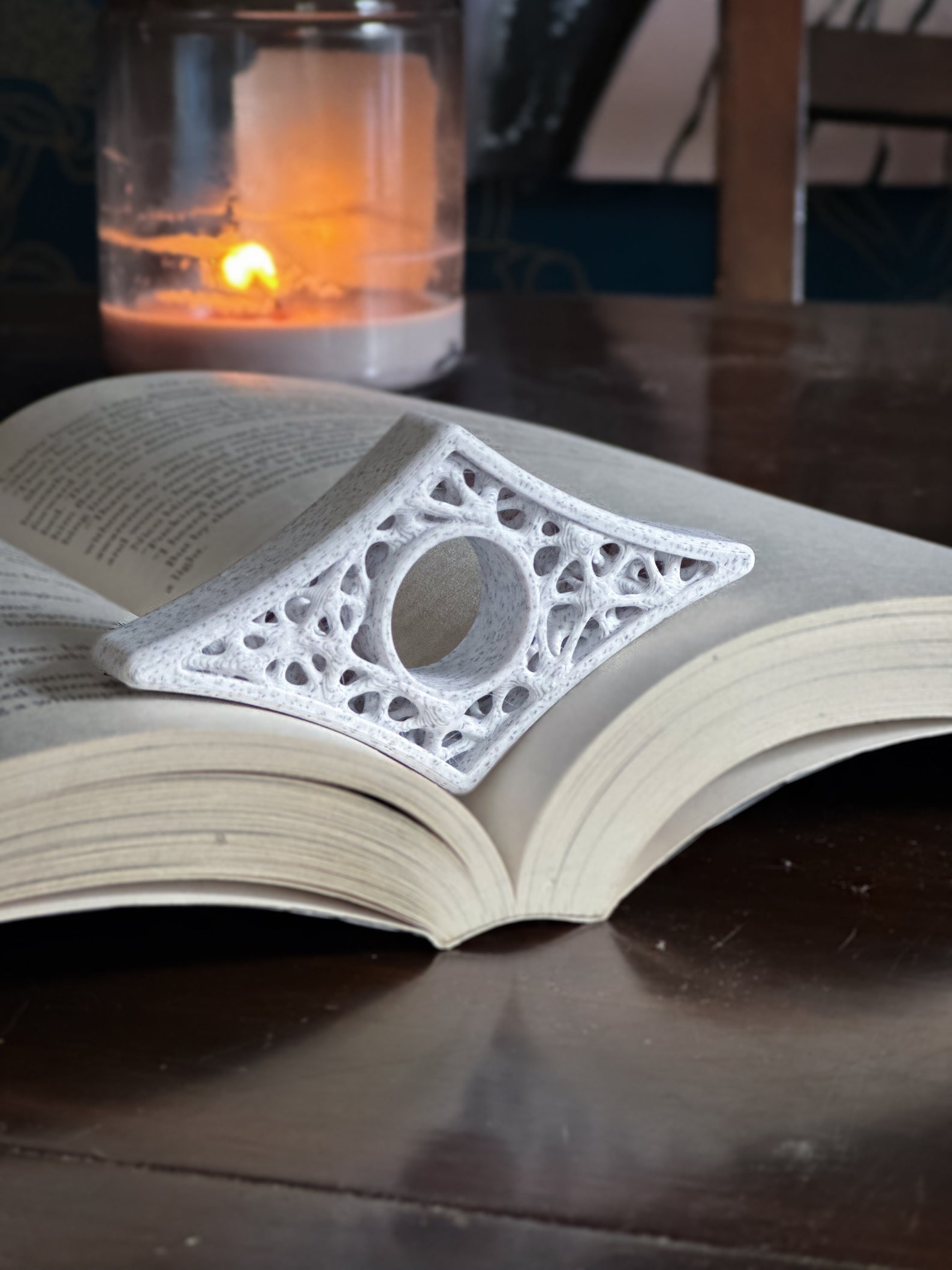 Marble Page Holder for Books, One Handed Page Separator, 3D Printed ...