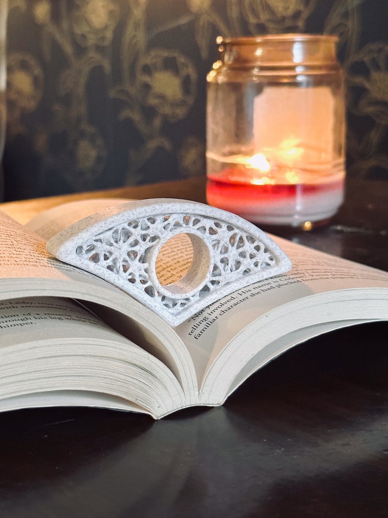 Marble Page Holder for Books, One Handed Page Separator, 3D Printed ...
