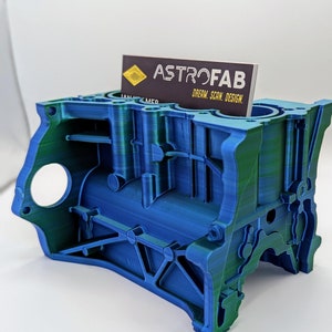 Unique 3D Printed Honda Engine Block Business Card Holder – Perfect ...