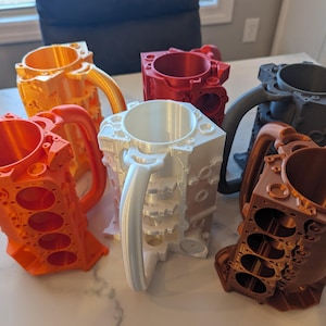 Engine Block 12oz Can Mug - 3D Printed Small Block Chevy - Etsy