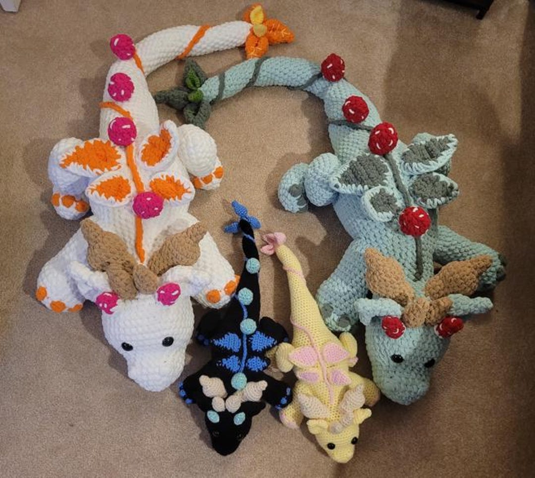 Crochet Forest Dragon - Etsy