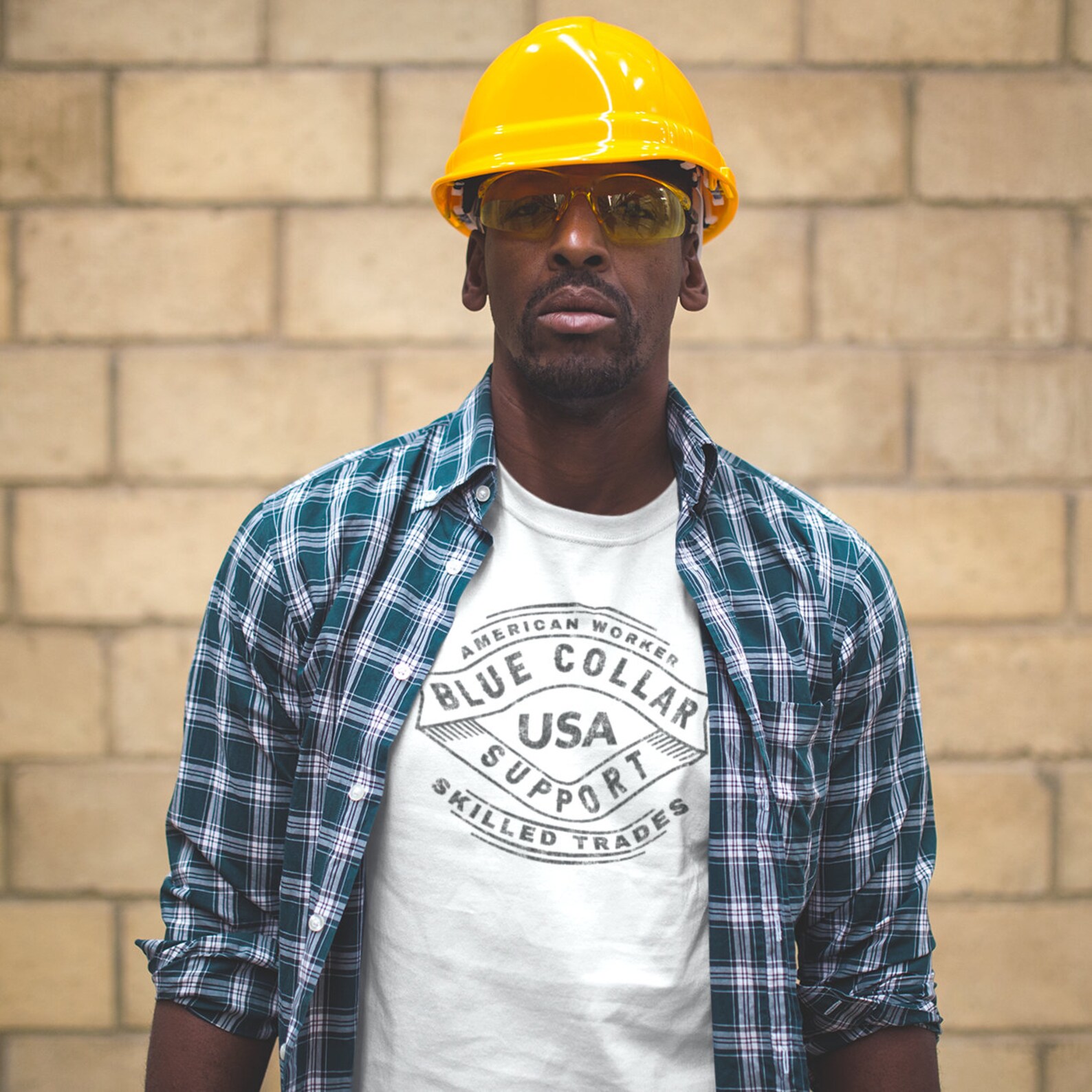 Blue Collar, Work, USA, America, American, Labor, Support, Union, Shirt ...