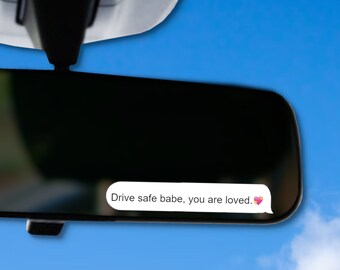 Silly Goose Meme Mirror Peeker Accessory Decal Rear View Mirror Cute ...